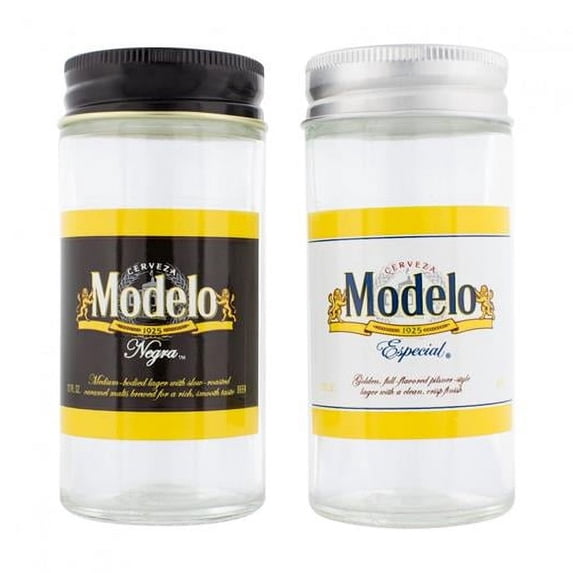 Modelo Especial 4 oz Modelo Negra Salt & Pepper Shaker Set, Clear ...