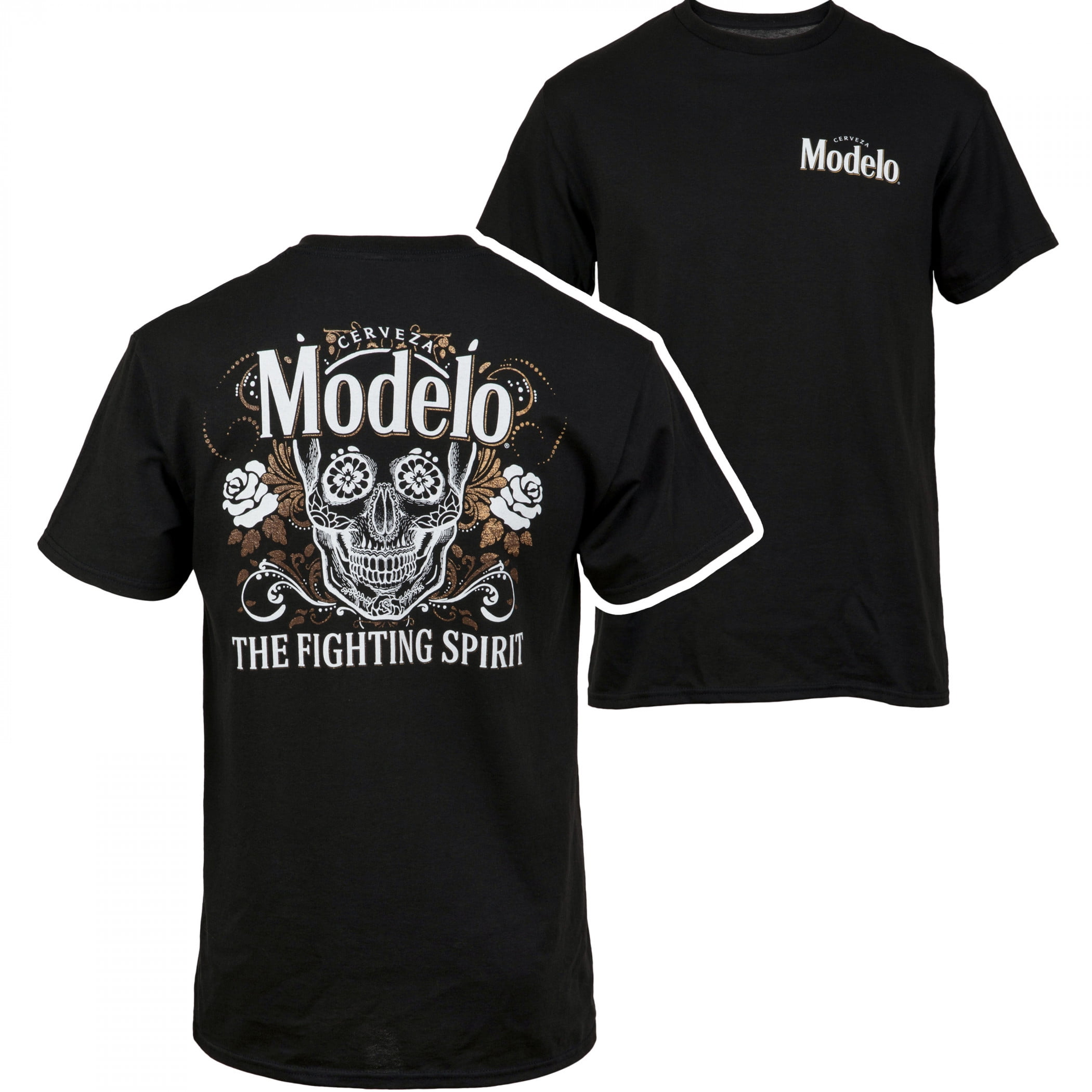 Modelo Especial The Fighting Spirit Sugar Skull Front/Back T-Shirt ...