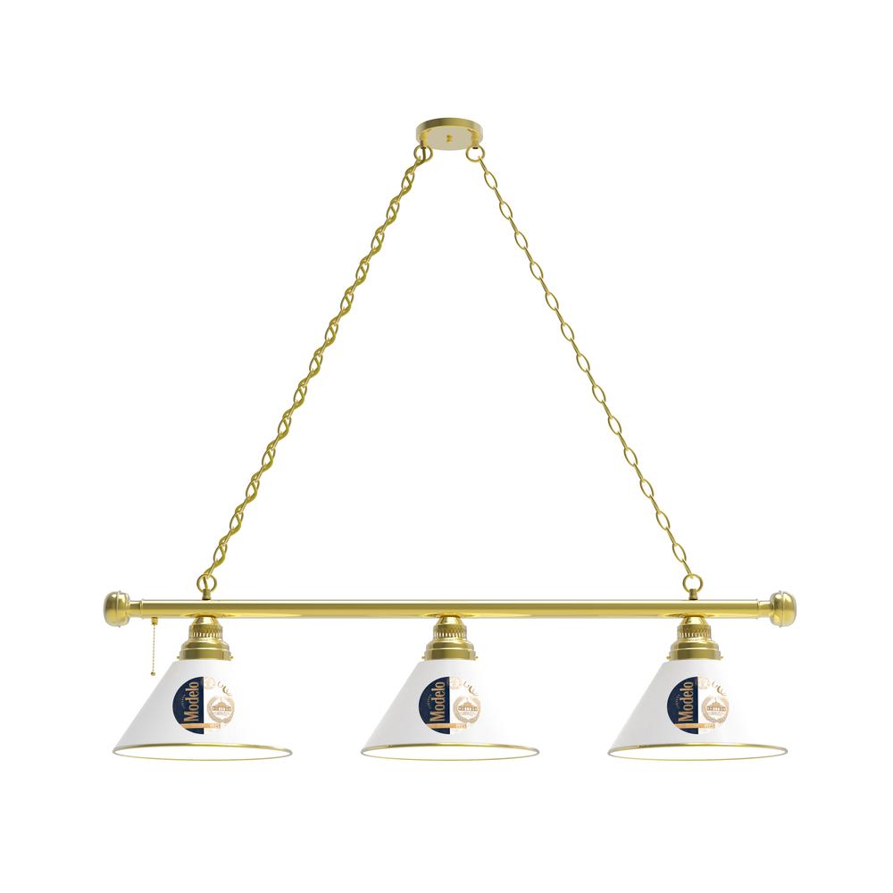 Modelo (Gold) 3 Shade Billiard Light with Brass Fixture - Walmart.com