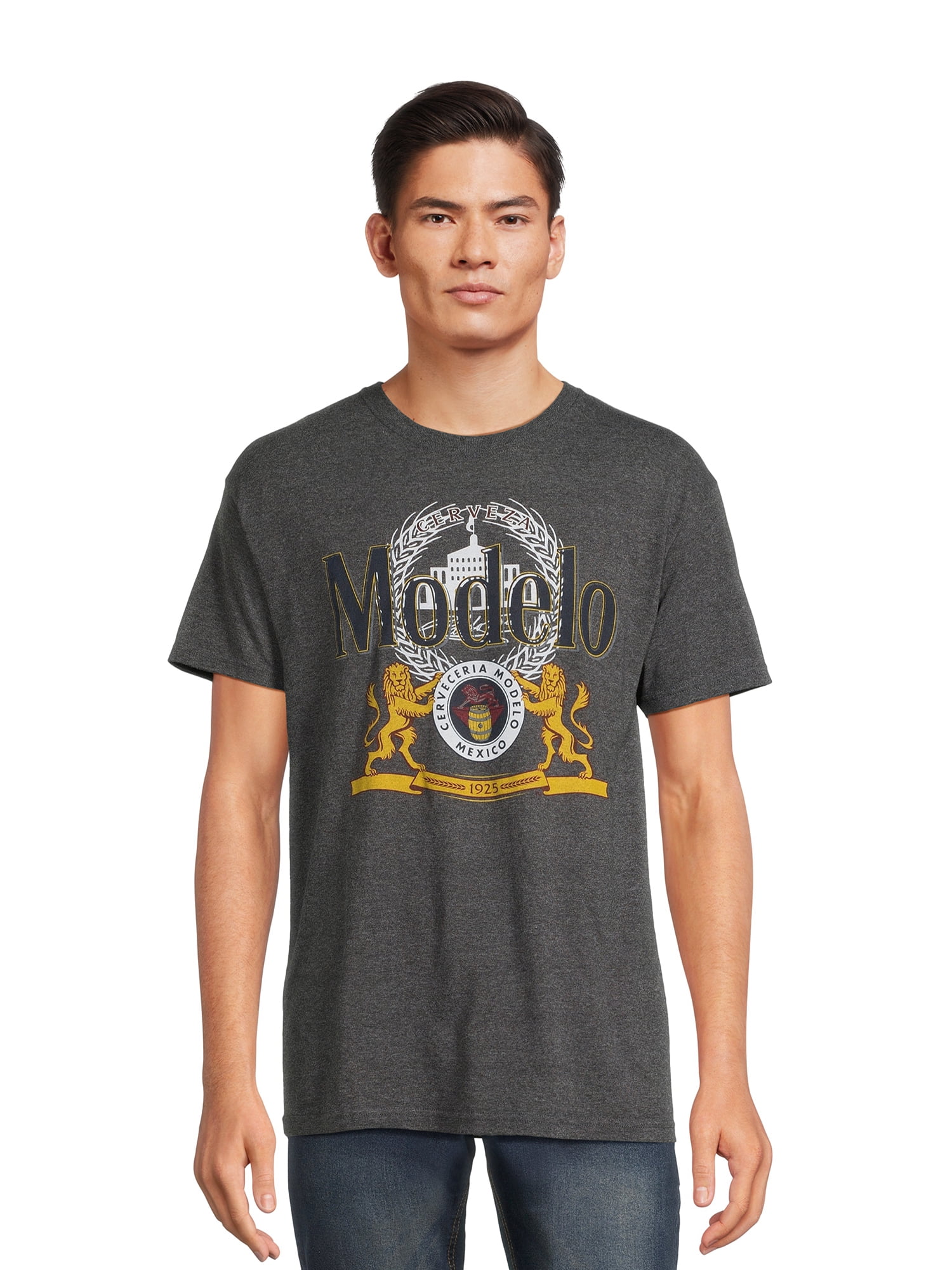 Modelo Men’s and Big Men’s Graphic Tee Shirt, Sizes S-3XL - Walmart.com