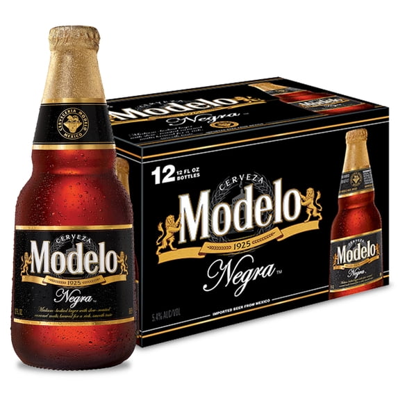Modelo Negra Amber Lager Mexican Import Beer, 12 Pack 12 fl. oz ...