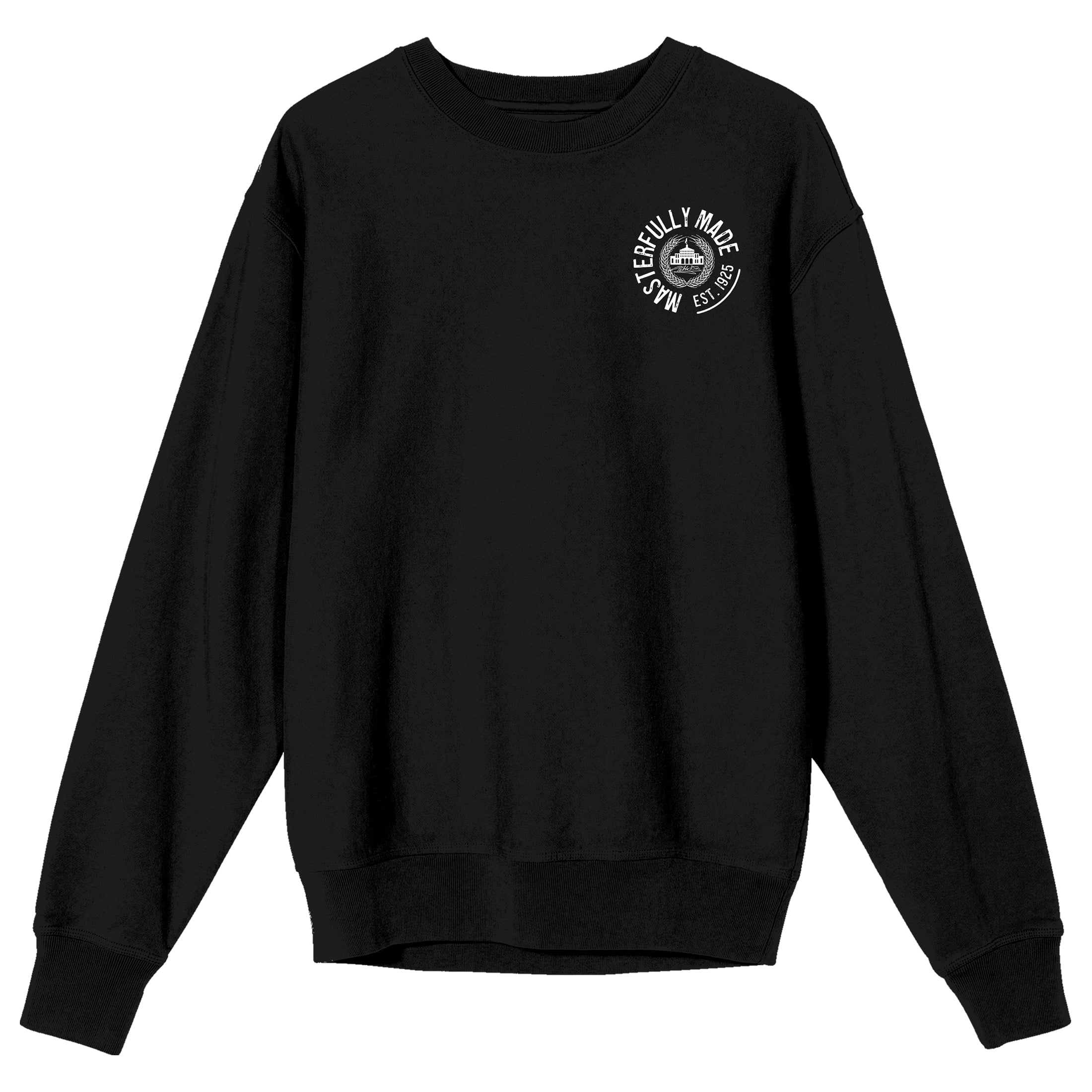 Modelo Pablo Dier Signature Crew Neck Long Sleeve Adult Black ...