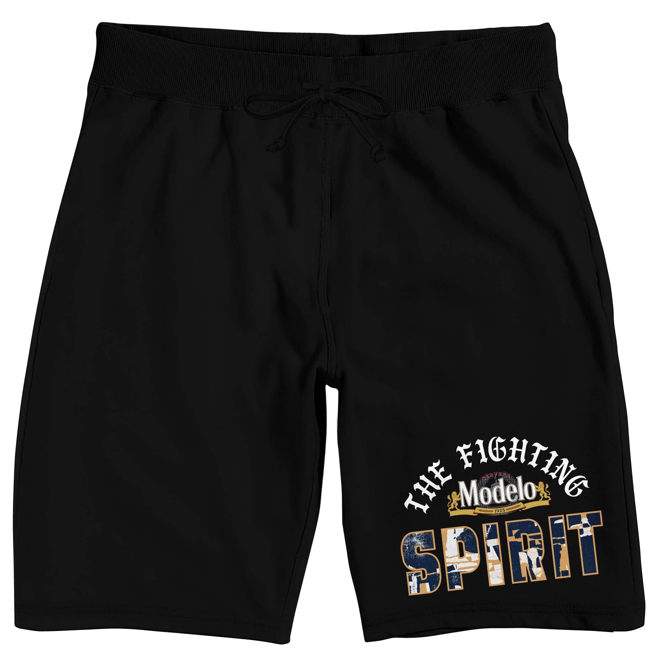 Modelo The Fighting Spirit Men's Black Sleep Pajama Shorts-Small ...
