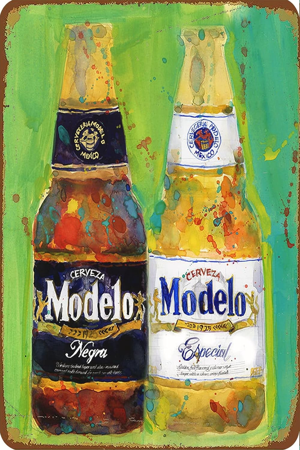 Modelo Vintage Metal Tin Logo Fun Poster, Home Decoration Art Wall ...
