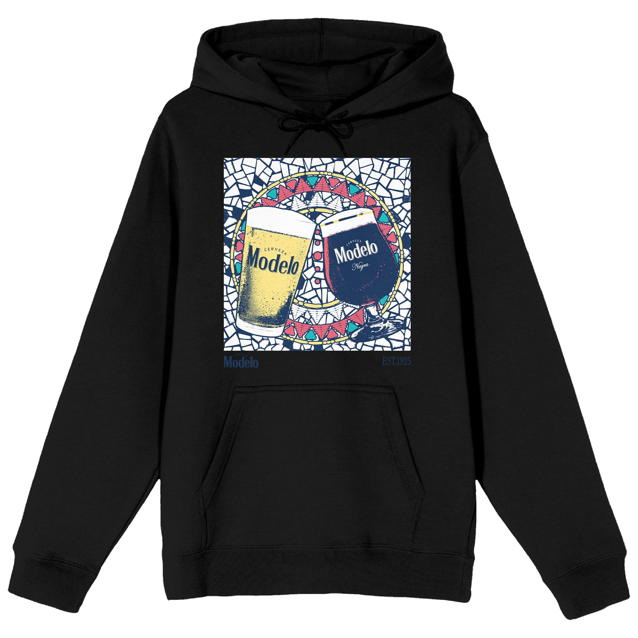 Modelo Viva La Tradicion Men's Black Double-Sided Hoodie-XXL - Walmart.com