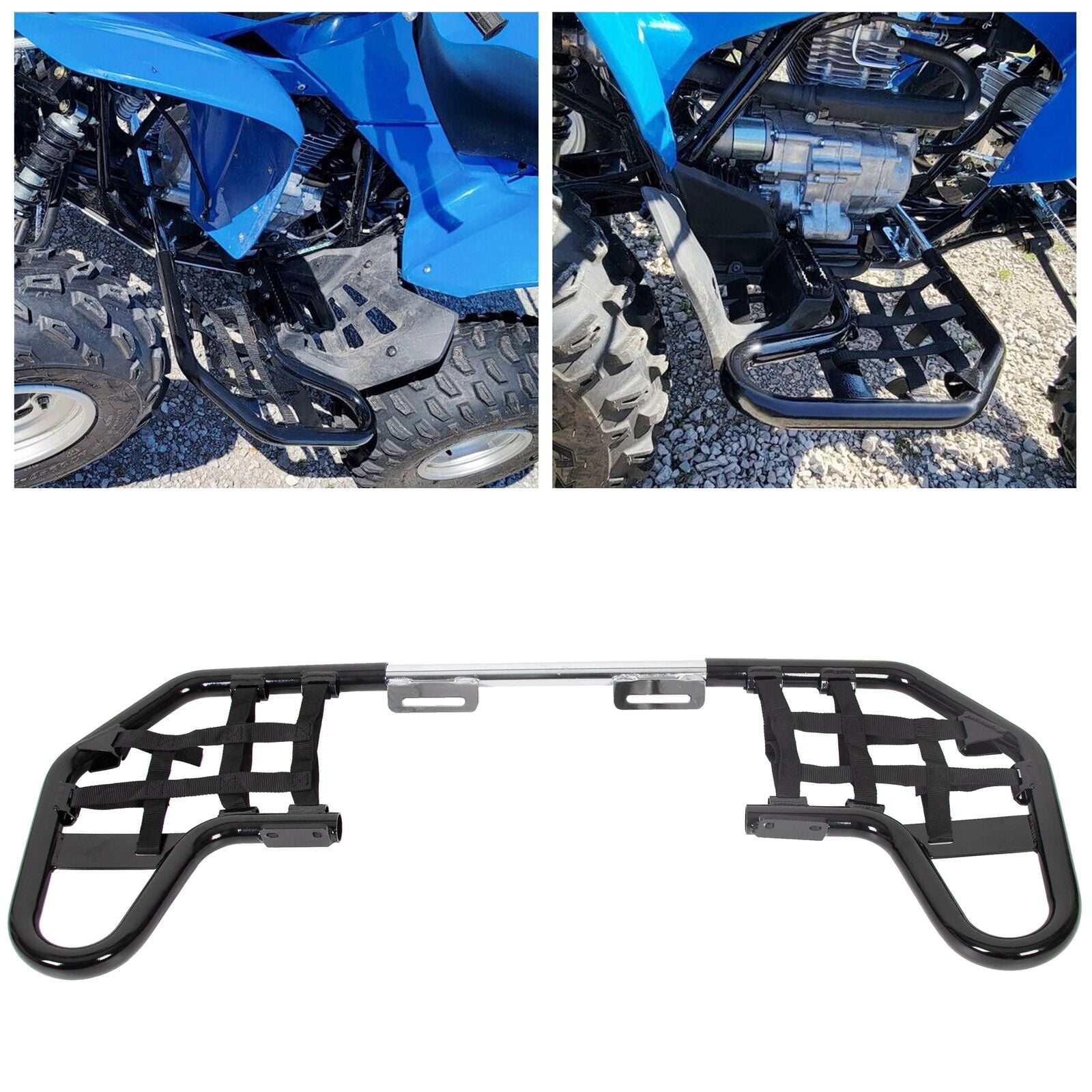 2001-2014 Models: Honda TRX 250EX ATV, Black Nerf Bars w/Nets, Guards ...