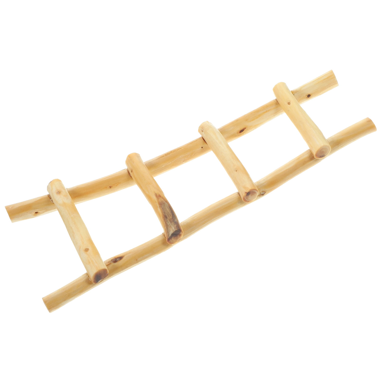 Models Doll House Accessory Mini Furniture Decorative Ladder Wooden ...