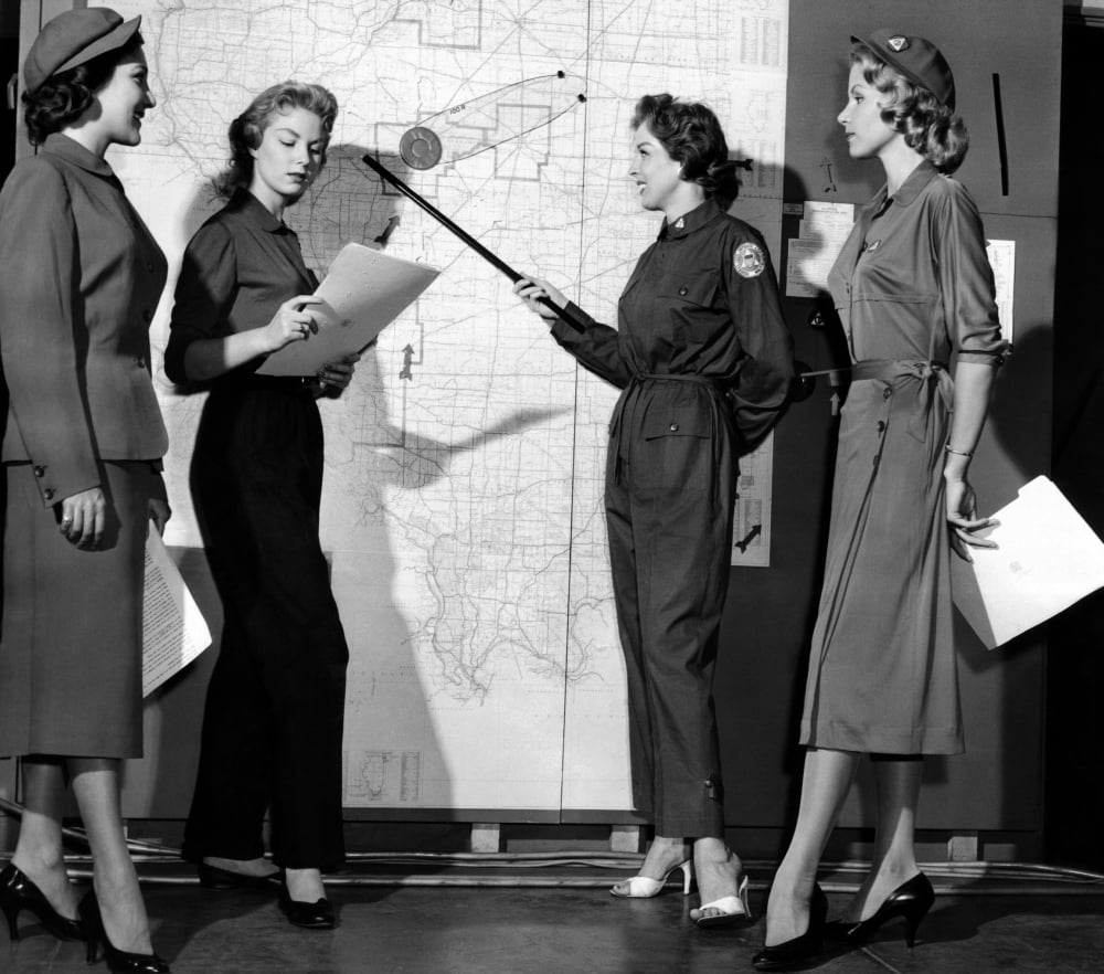 Models Exhibit The New Blue Uniforms For Women Volunteers In Federal ...