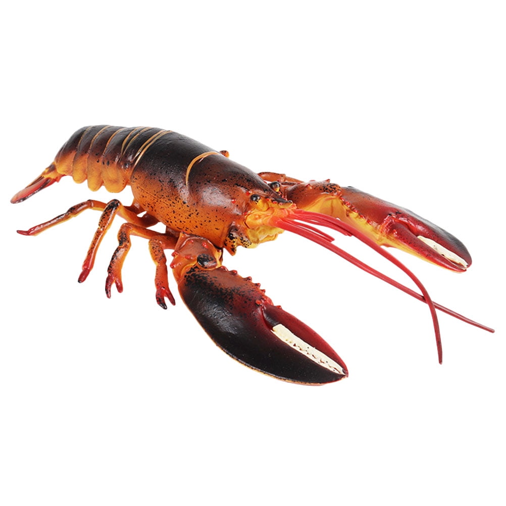 Models Toys Lifelike Lobster Statue Lobster Sculpture Marine Animal ...