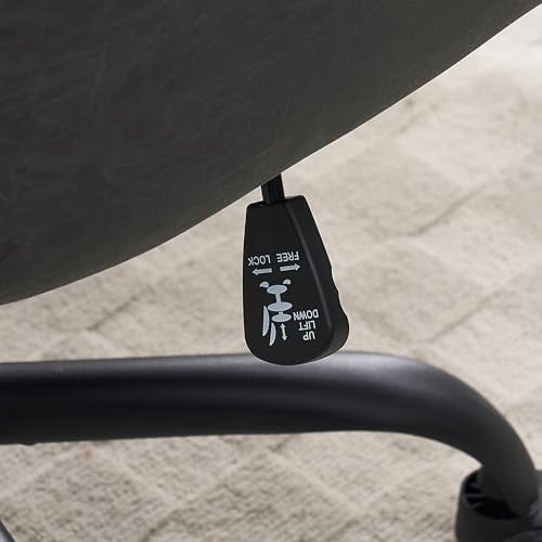 Modem Faux Leather Home Ofice Desk Chair with Vintage Design ...