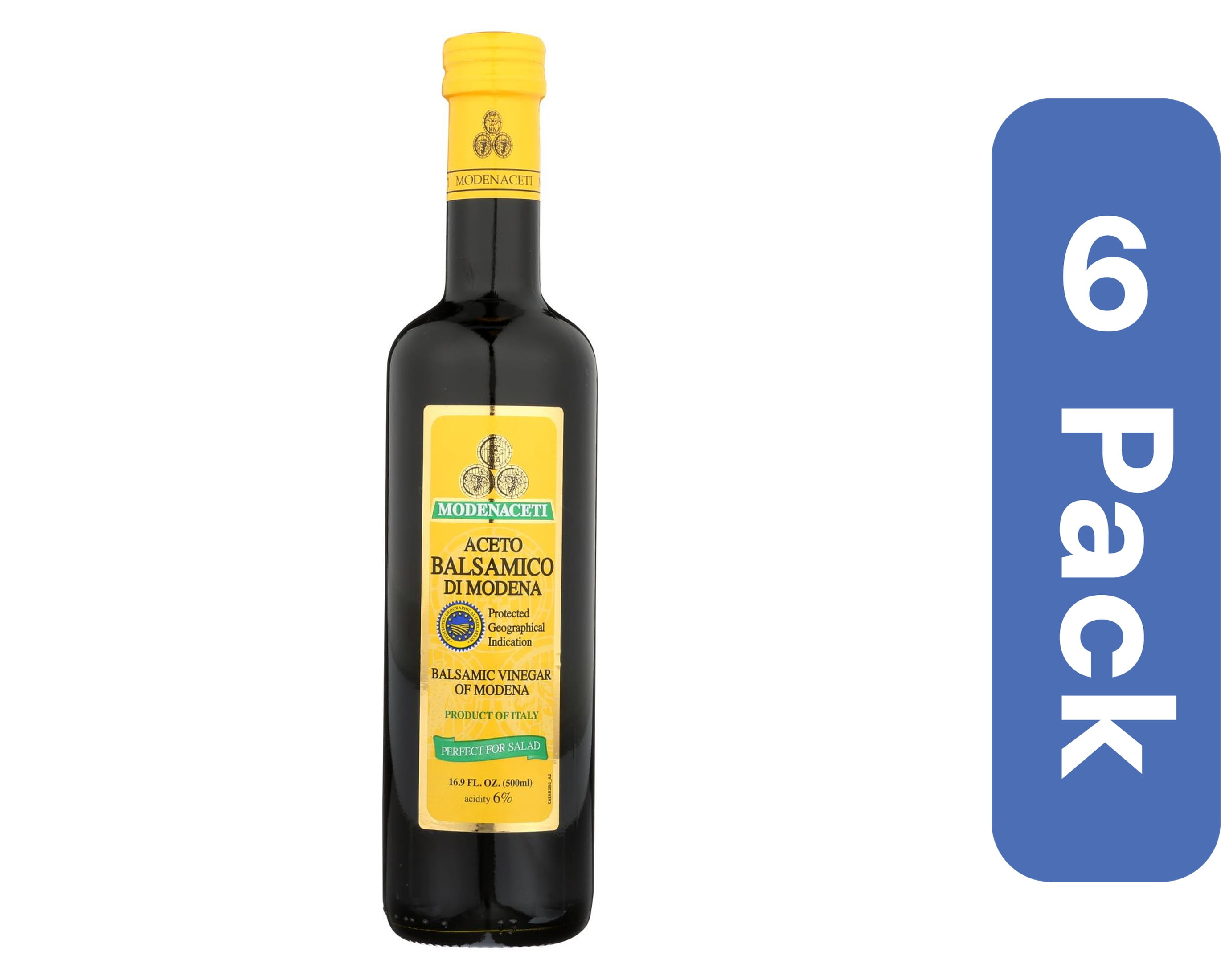 Modenaceti Balsamic Vinegar of Modena - Case of 6-16.9 Fl oz.6 ...