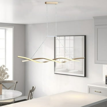 ZHLWIN Gold Mini Pendant Light, Modern Kitchen Island Light Fixture ...