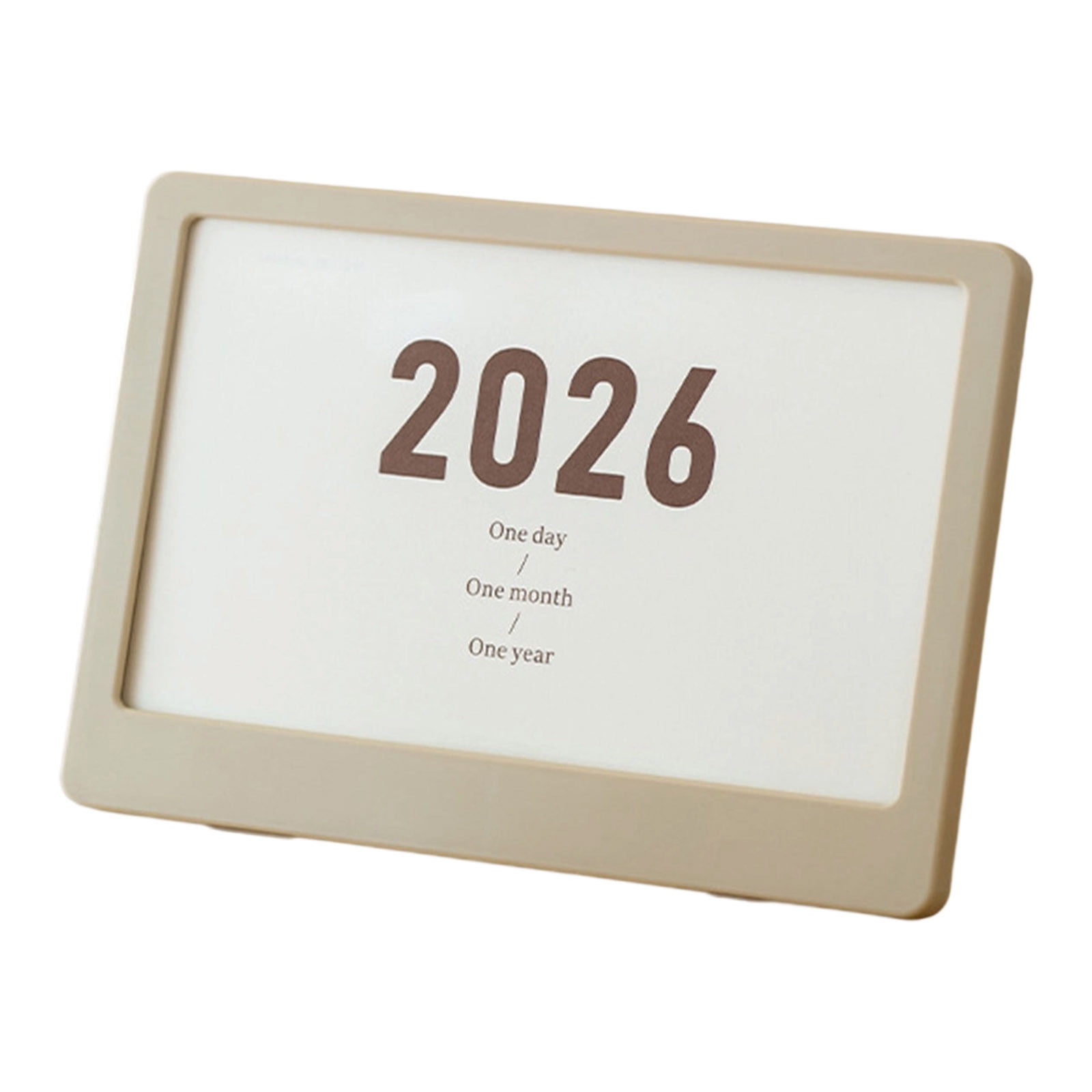 Modern 2026 Tilt-Adjustable Calendar Stand With Integrated Photo Frame ...