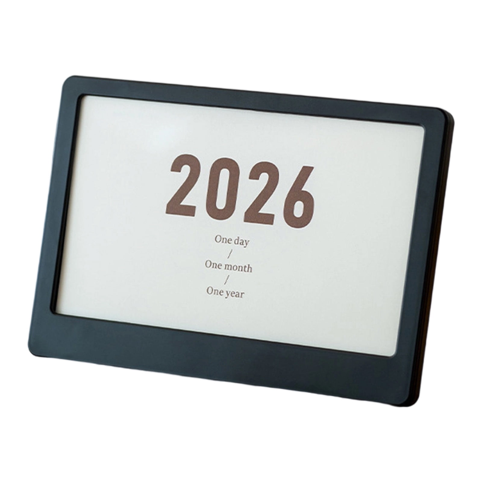 Modern 2026 Tilt-Adjustable Calendar Stand With Integrated Photo Frame ...