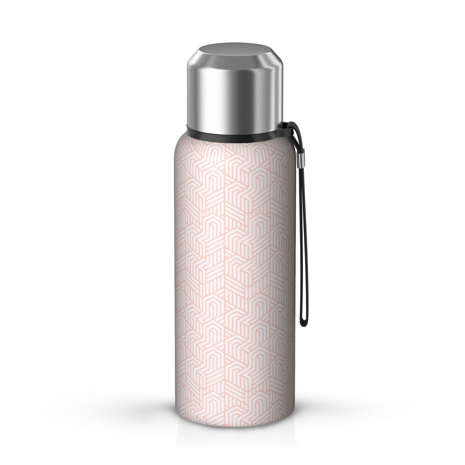 Modern 20oz Stainless Steel Thermal Bottle with Tea Filter and Cup Lid ...