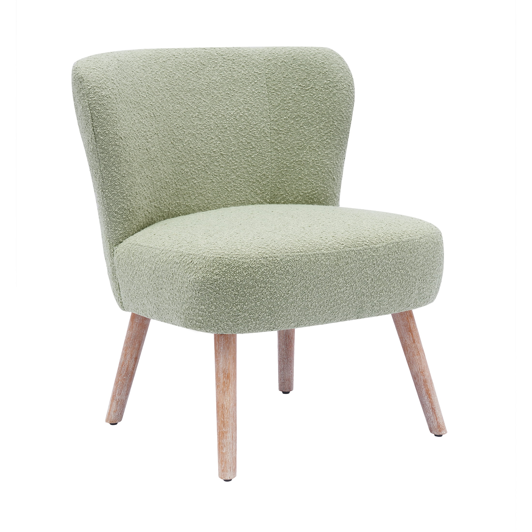 Modern 25" Wide Wingback Accent Chair with Water and Stain Resistant ...