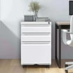 Simply Tidy's White Modular Mobile Chest- Rolling Cabinet with Drawers ...