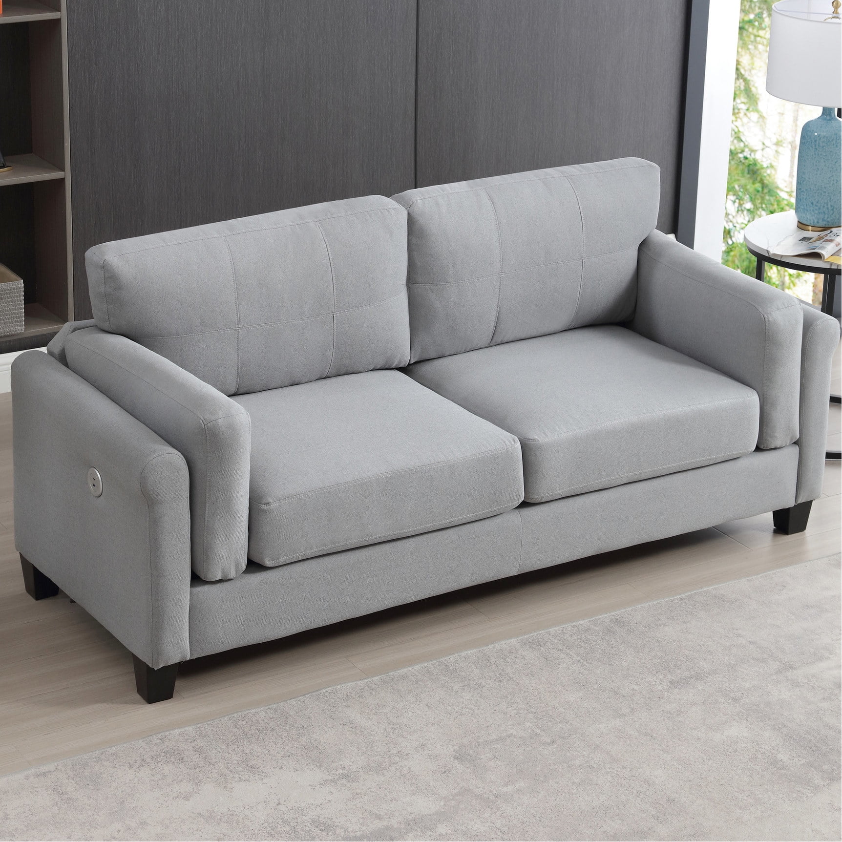 Modern 3-seat Sofa with High Comfort Cushions - Relaxing Seating for ...