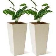 TerraDeco 31.5 Inch Tall Roman Column Concrete Planter（14.2Dx31.5H，36 ...