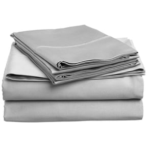 Blue Nile Mills Solid 1000-Thread Count Cotton Blend Deep Pocket Sheet ...