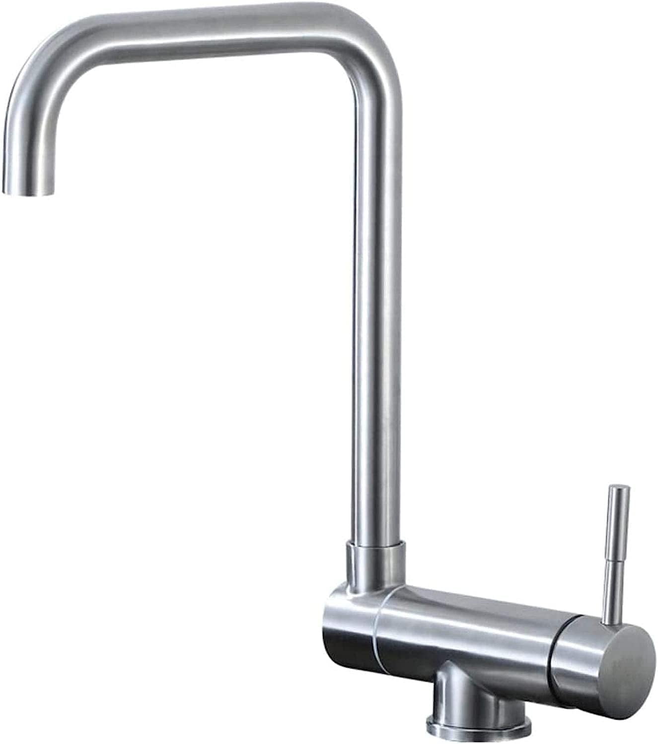 Modern 304 Stainless Steel Kitchen Sink Hot and Cold Faucet Tap 360 ...