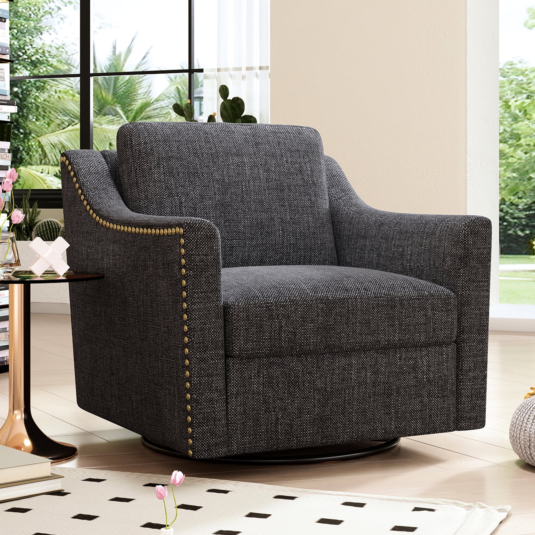 Modern 360 Degree Swivel Chair for Office | Versatile Indoor Furniture ...