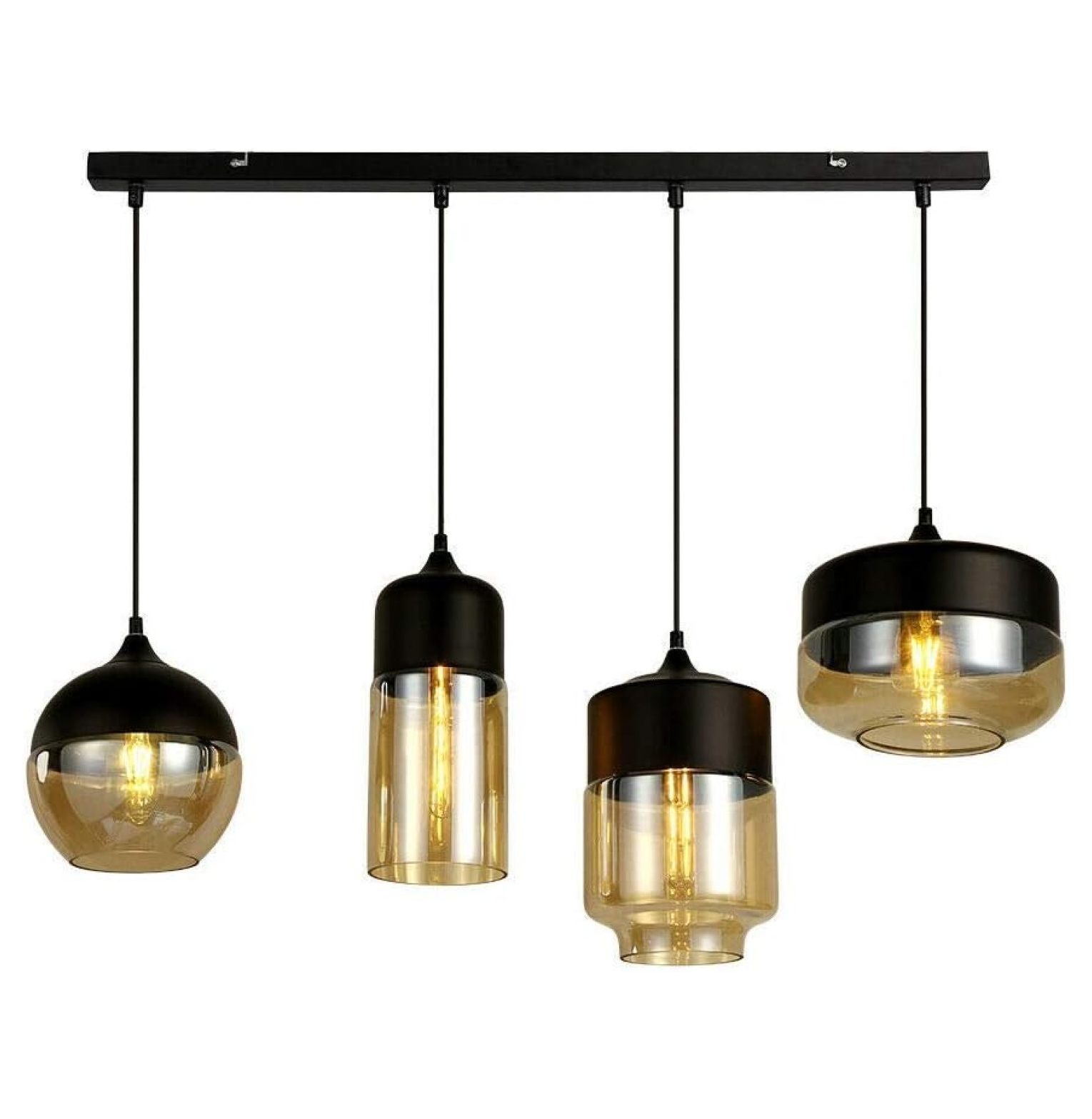 Modern 3D Colourfull Glass Pendant Light Firework Lamp Kitchen Decor ...