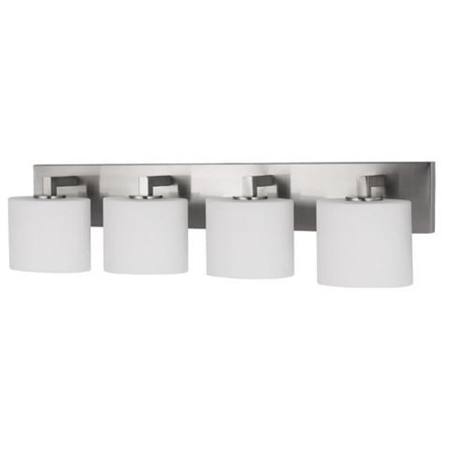 Modern 4-Light 20W Integrated LED Interior Bathroom Vanity Fixture ...