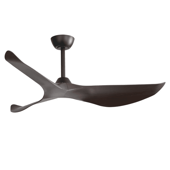 Modern 52 Inch Indoor Ceiling Fan No Light With 6 Speed Control 3 Blade ...