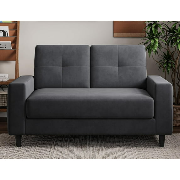 Modern 53 Small Loveseat Sofa, 2-Seater Comfy Mini Couch for Small ...