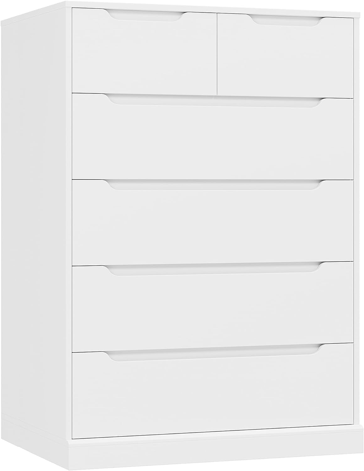 Modern 6 Drawer Dresser for Bedroom, Tall Chest of Drawers with Storage ...