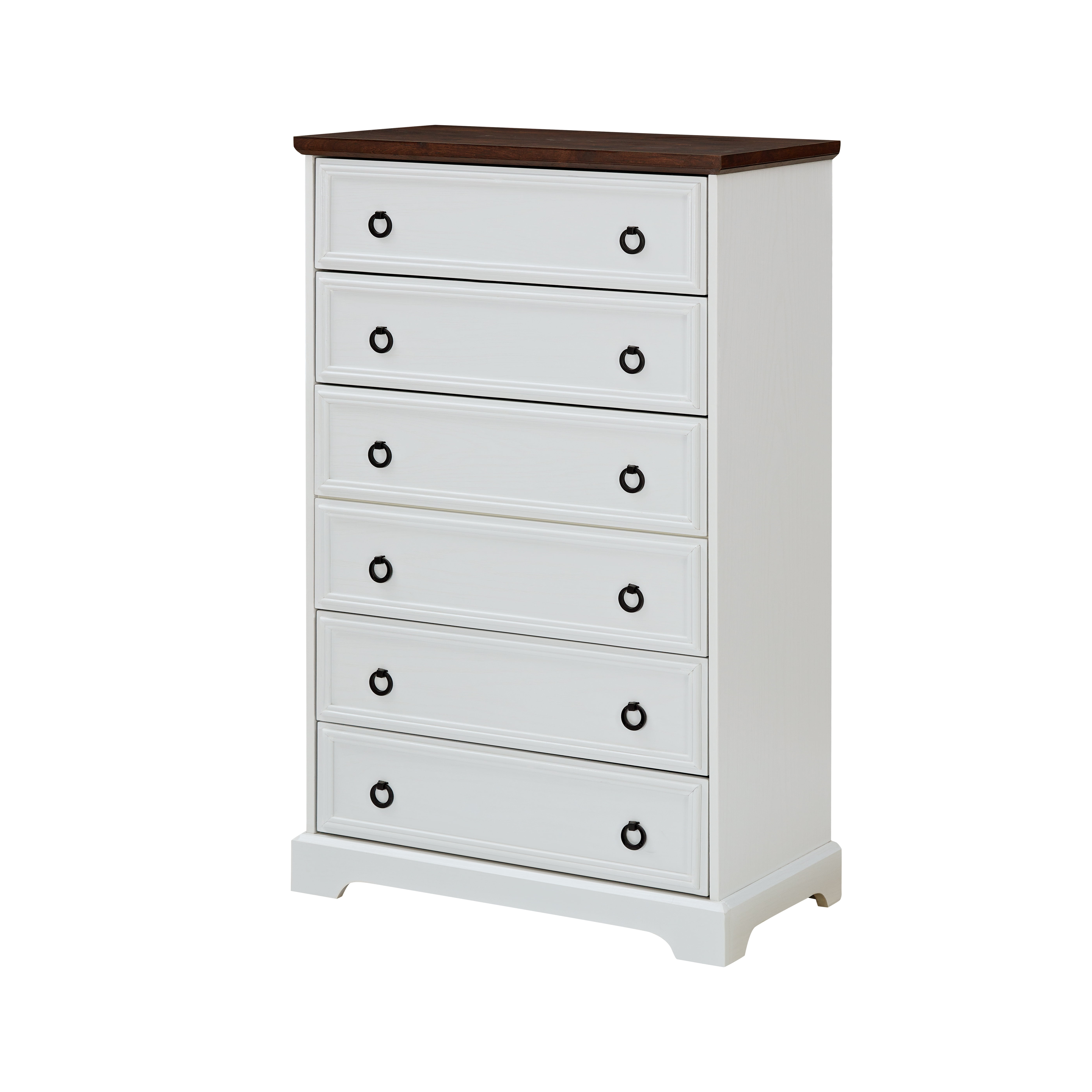 Primary Living Space Cabinets Modern 6 Drawer Dresser, Dressers for ...