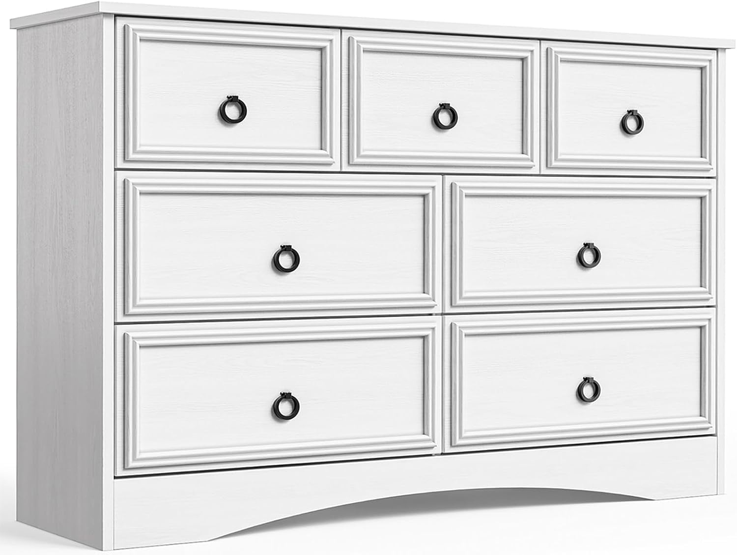 Modern 7 Deep Drawer Dresser, Chest of Drawers, Dressers for Bedroom ...
