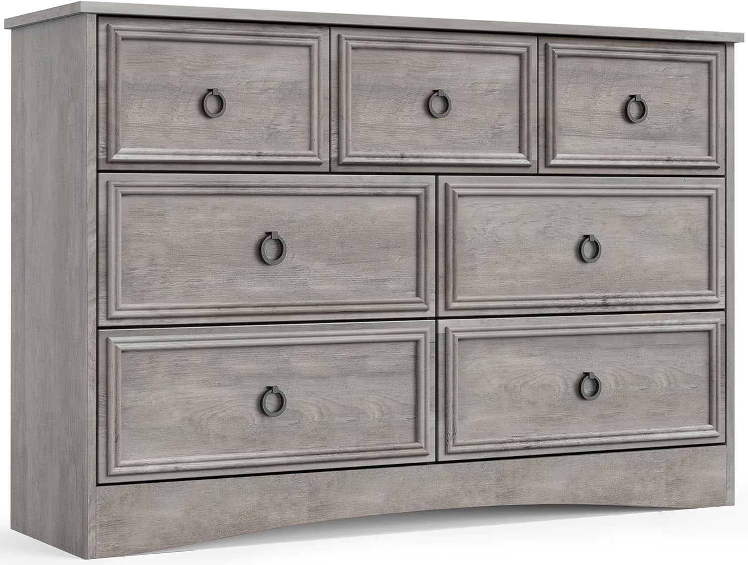 Modern 7 Deep Drawer Dresser, Chest of Drawers, Dressers for Bedroom ...