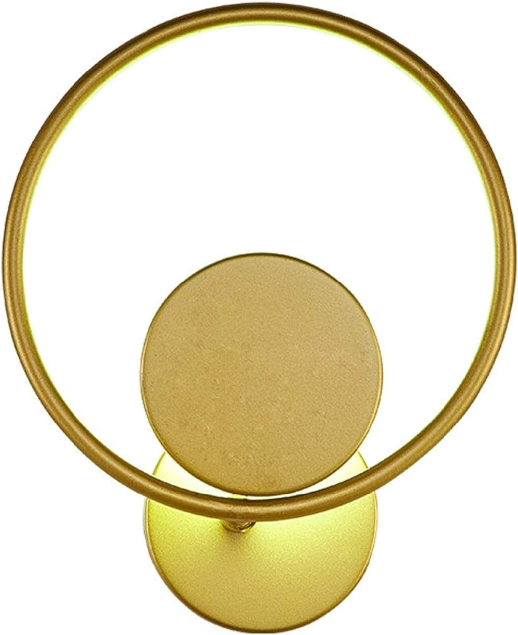 Modern 7W LED Wall Light Geometric Wall Sconce Gold Metal Flush Mount ...