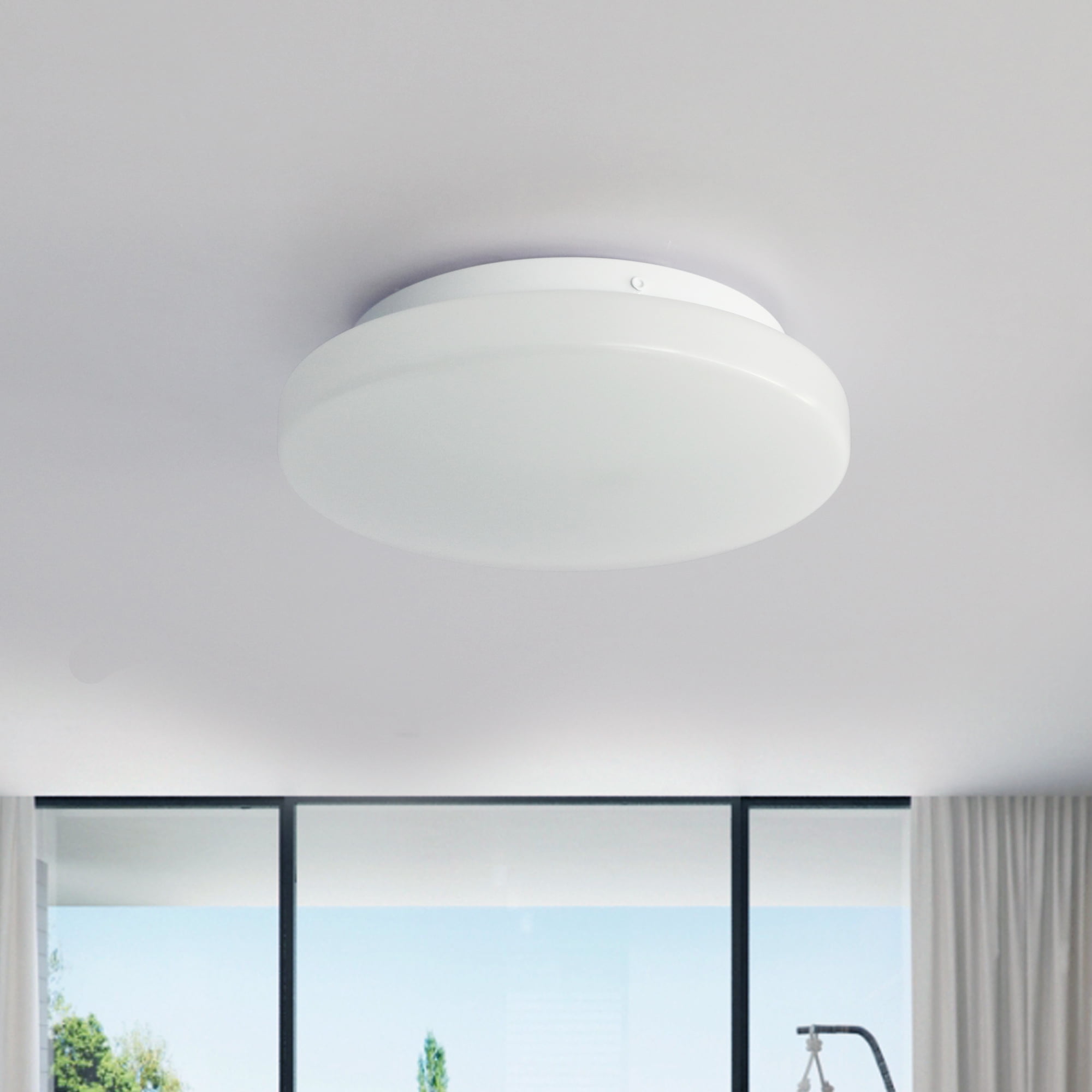 Modern 8" LED Flush Mount Ceiling Light 4000K Cool White, High ...