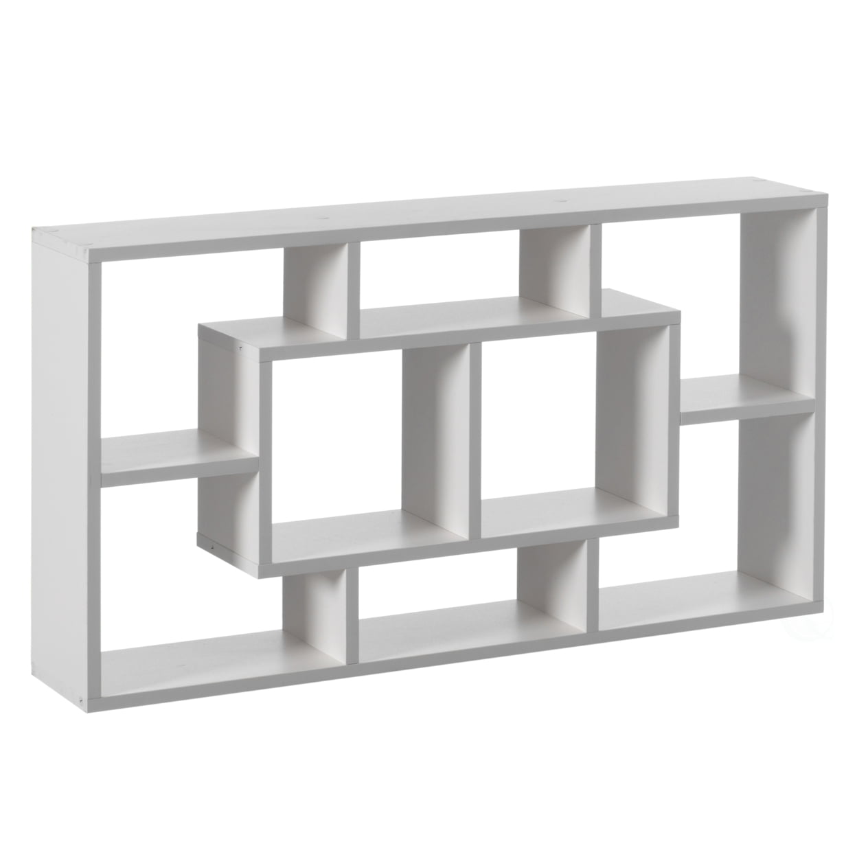 Modern 8 Tier Bookcase Wall Mount and Freestanding Storage Shelves For ...
