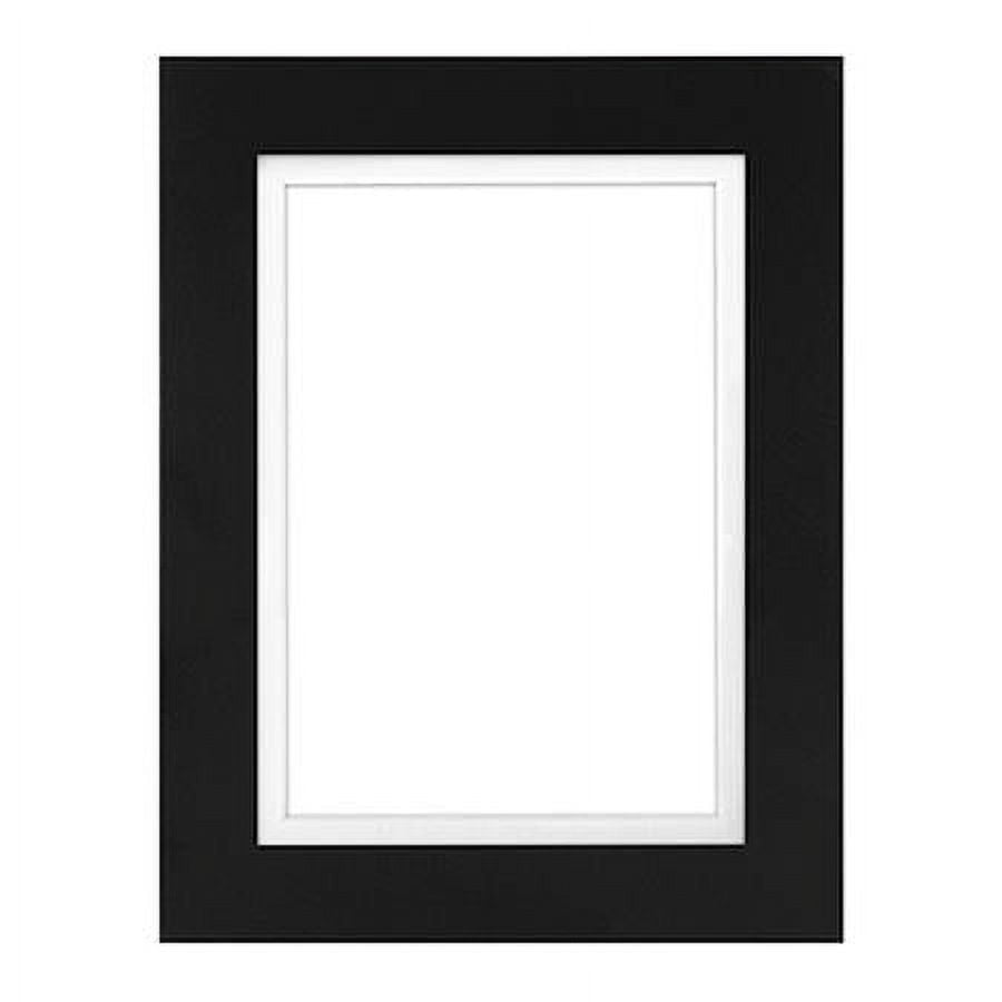 The MODERN Seamless black wood 8x10 8x10 skinny mat by Framatic - 8x10 ...