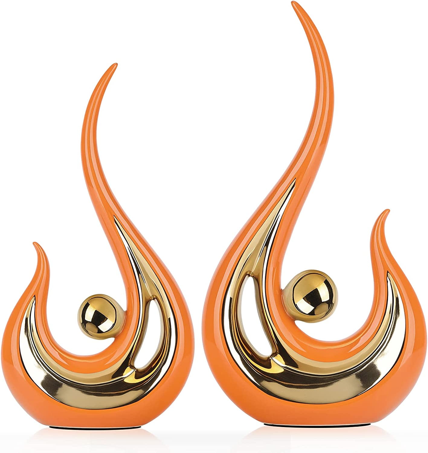 Modern Abstract Art Home Accents - Contemporary Statues & Ceramic ...