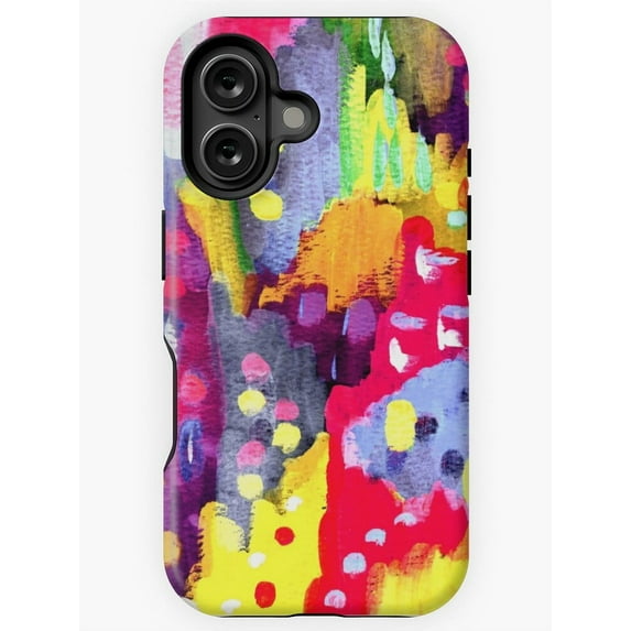 Modern Abstract Festive Party Art Phone Case for iPhone 11 12 13 14 15 ...