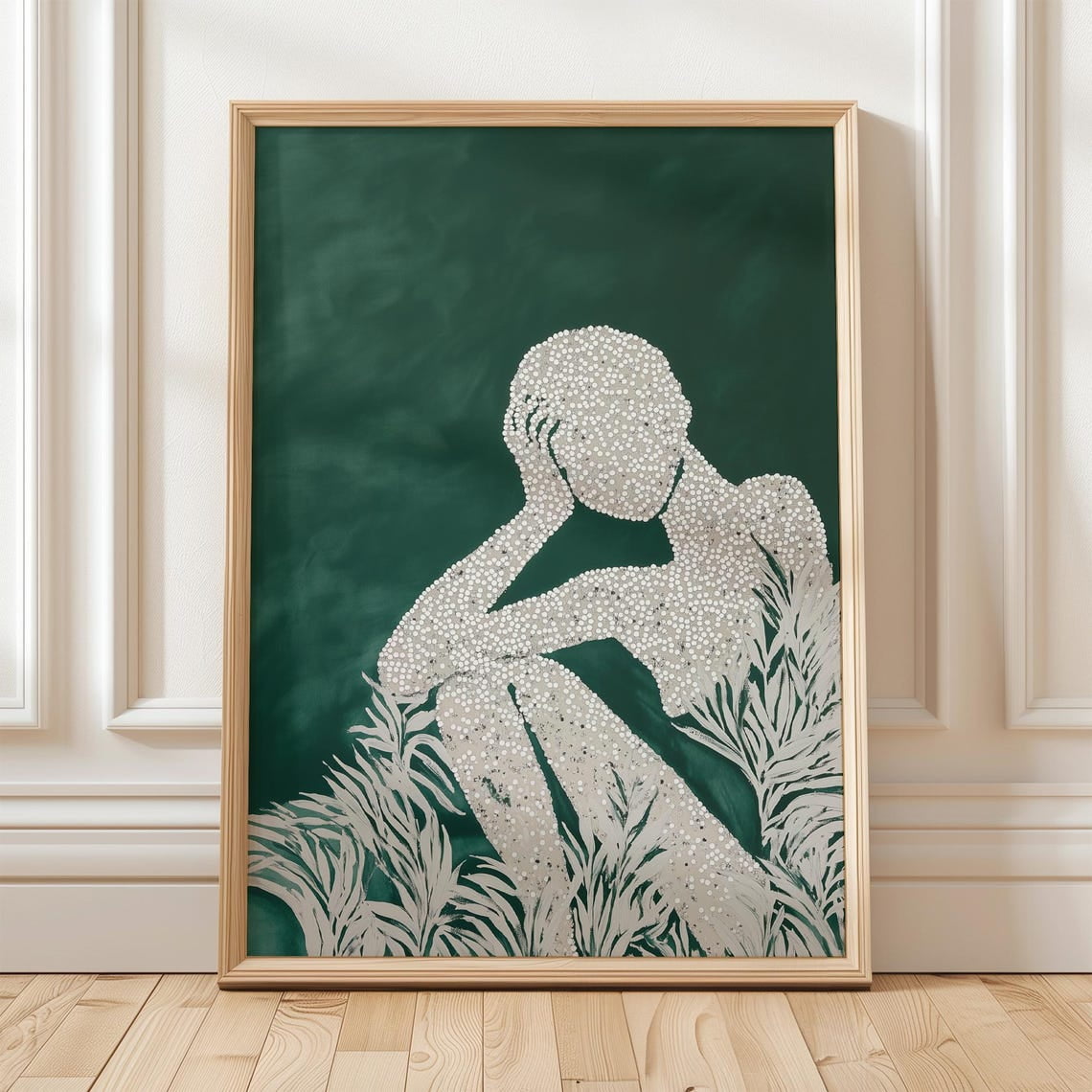 Modern Abstract Figure Wall Art – Minimalist Art, Contemporary ...