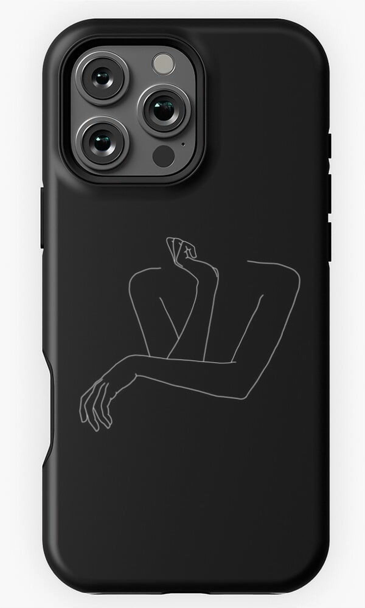 Modern Abstract Minimal Line Drawing Woman iPhone 11 12 13 14 15 16 17 ...