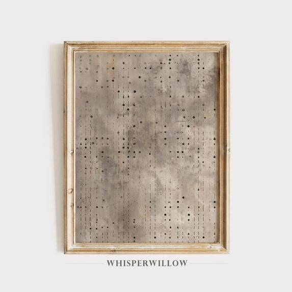 Modern Abstract Neutral Dot And Line Pattern,, Textured Beige ...