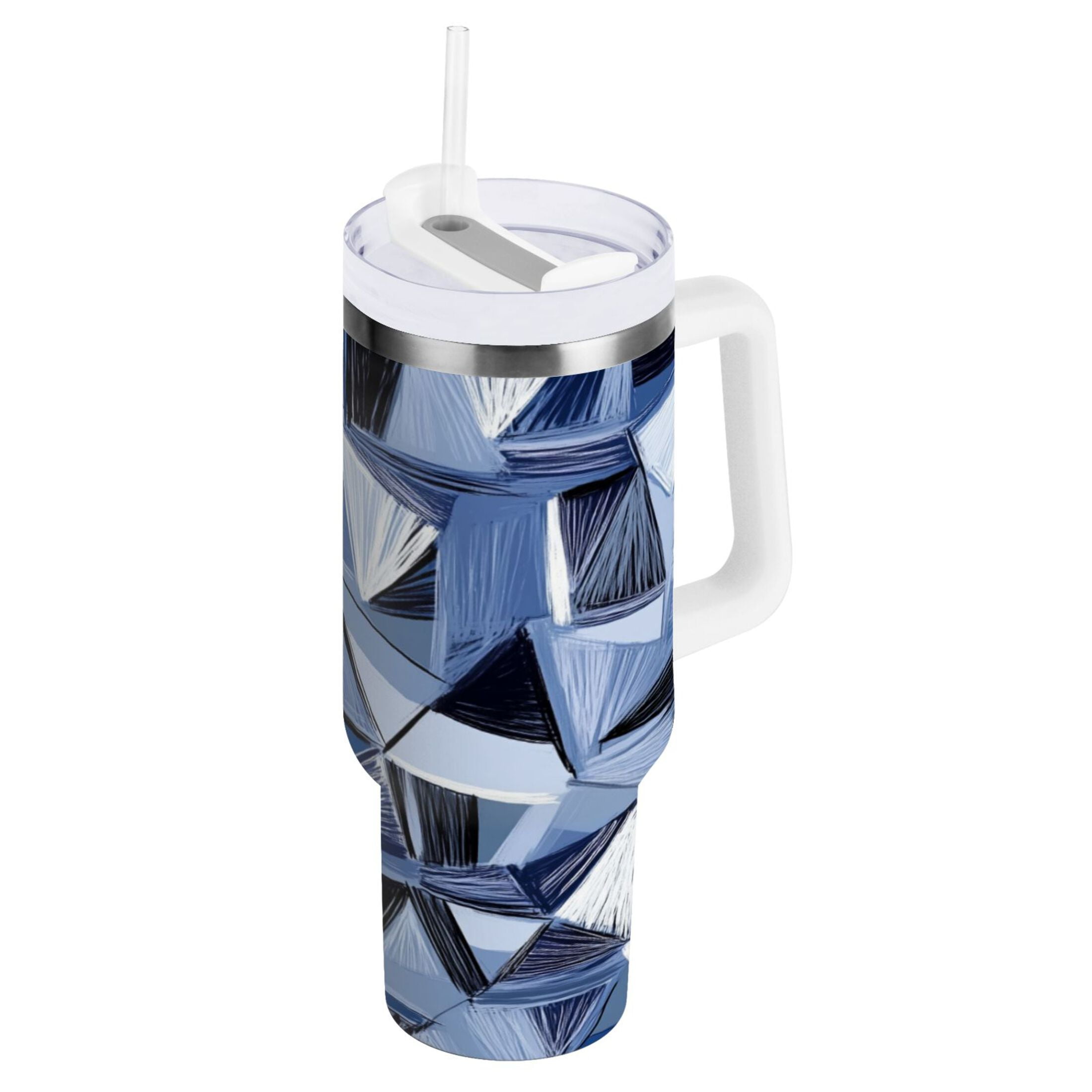 Modern Abstract Pattern Water Bottles 30oz Insulated Tumblers Double ...