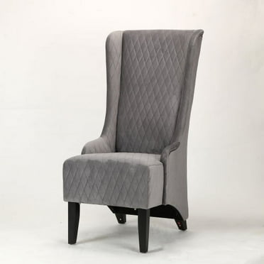 CJC High Wingback Accent Chair, Modern Wing Back Chair, Fabric Leisure ...