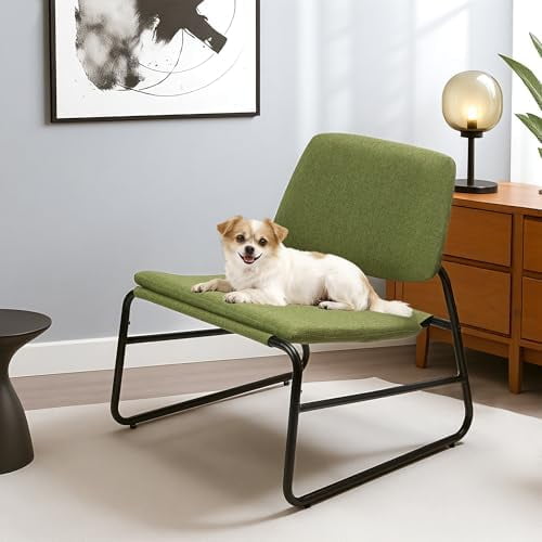 Modern Accent Chair Comfy Living Room Chair Armless Sling Accent Chairs ...