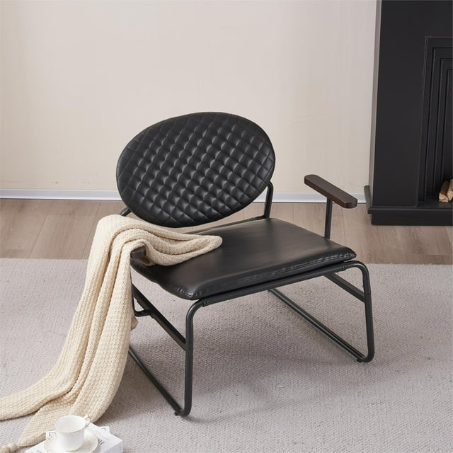 Modern Accent Chair,Upholstered Comfy Lounge Chair Reading Chair with ...