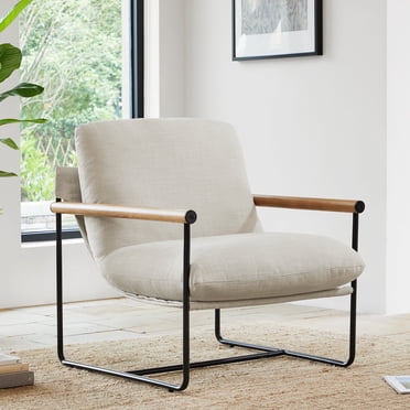 CHITA Modern Accent Chair, Boucle Arm Chair Lounge Chair for Living ...