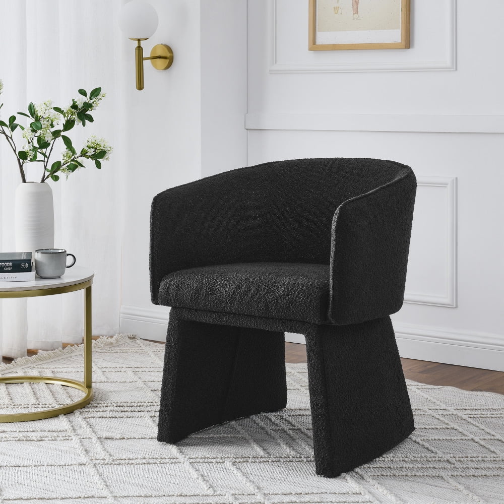 Modern Accent Chairs, Simple Upholstered Occasional Chair with Armrest ...