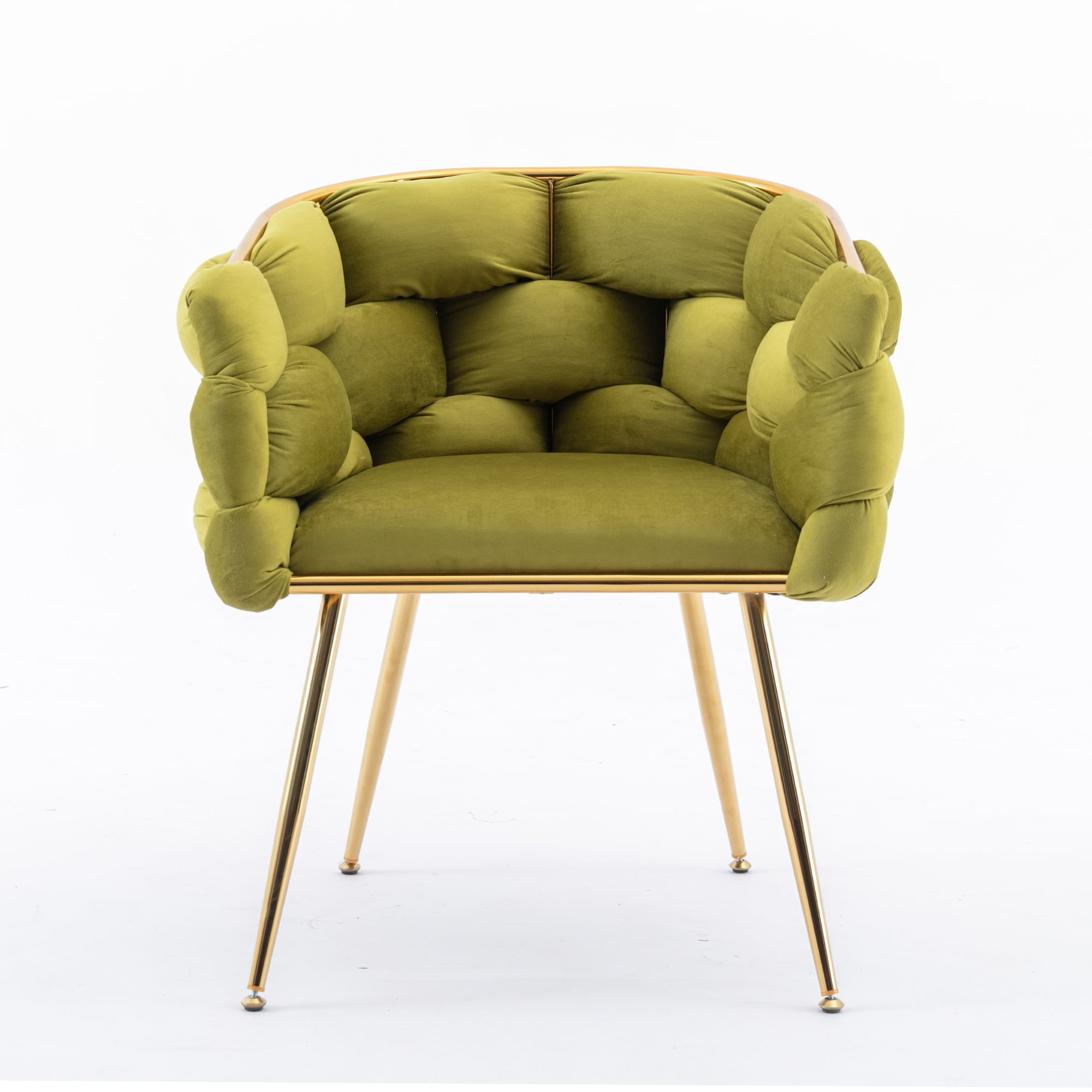 Modern Accent Dining Chairs, Upholstered Velvet Home Office Desk Chairs ...